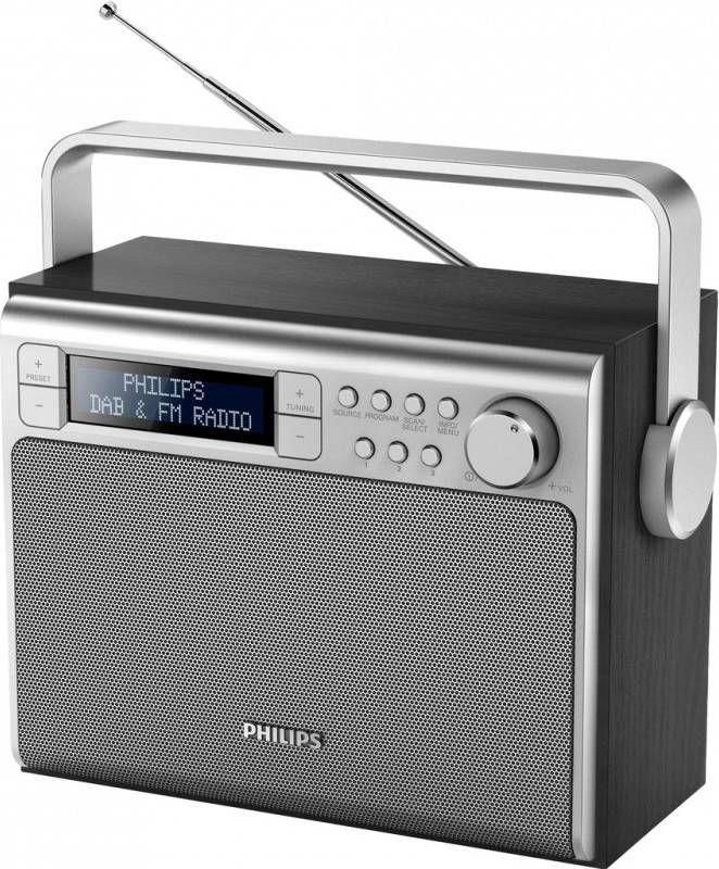 Philips AE5020B draagbare DAB+ radio - Klokken.shop